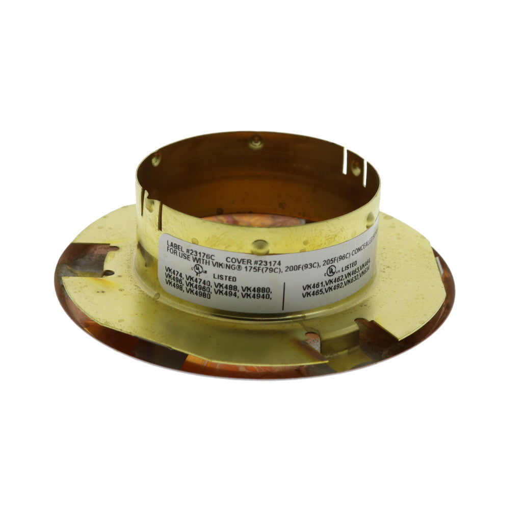 Viking Mirage Cover 23174 Label 23176C Thread On Concealed Fire Sprink ...