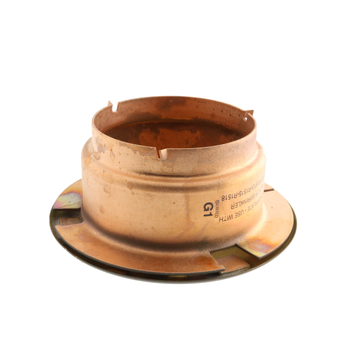 RASCO/Reliable Model G1 Concealed Fire Sprinkler Escutcheon, 135 Degre ...