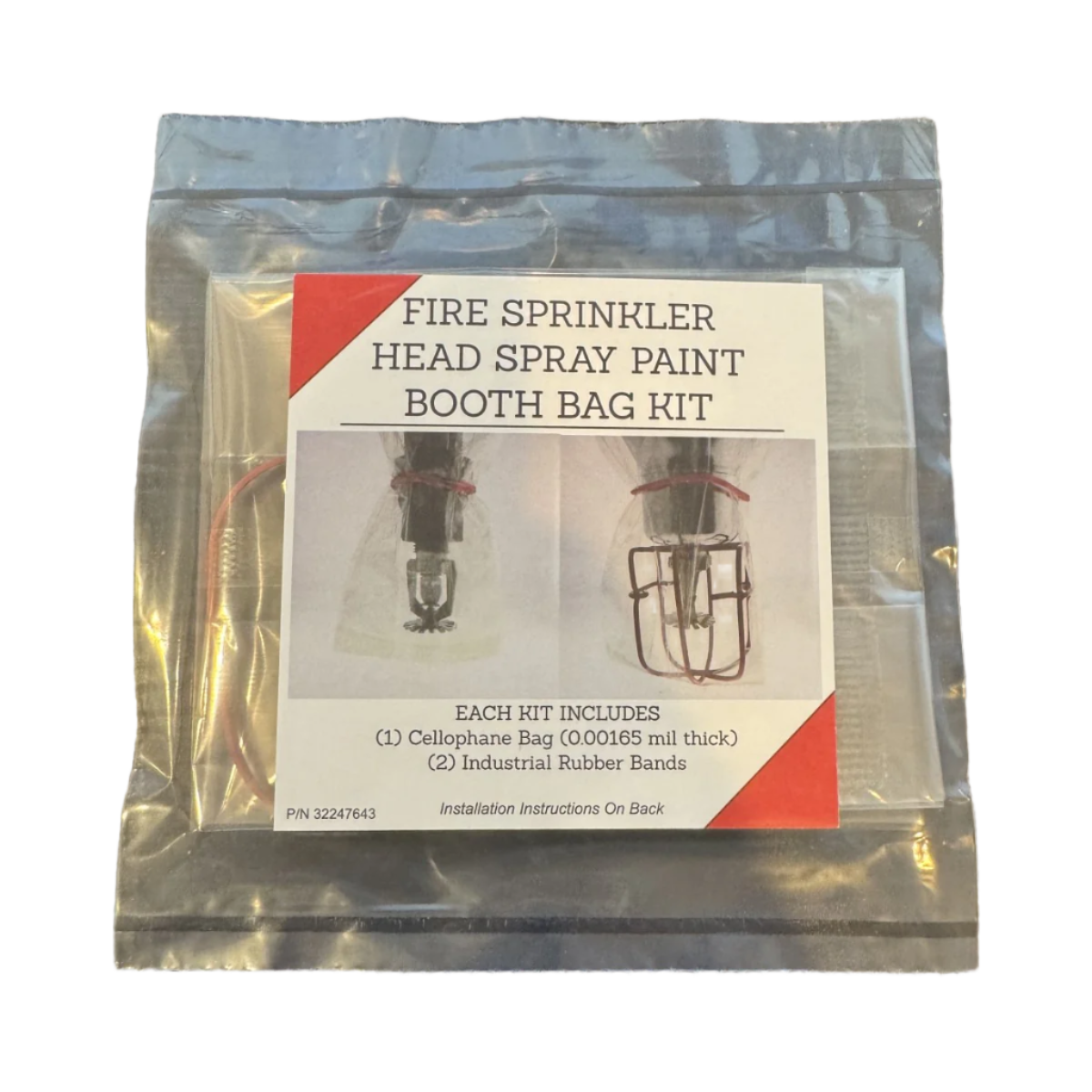 Fire Sprinkler Head Spray Paint Booth Bag Kit — WeSupplyIt.com