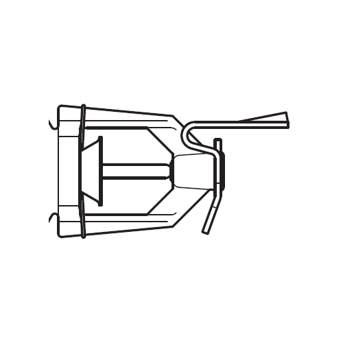 Tyco® TY4332, Model CHEC, Extended Coverage, 8.0K, Concealed Horizonta ...