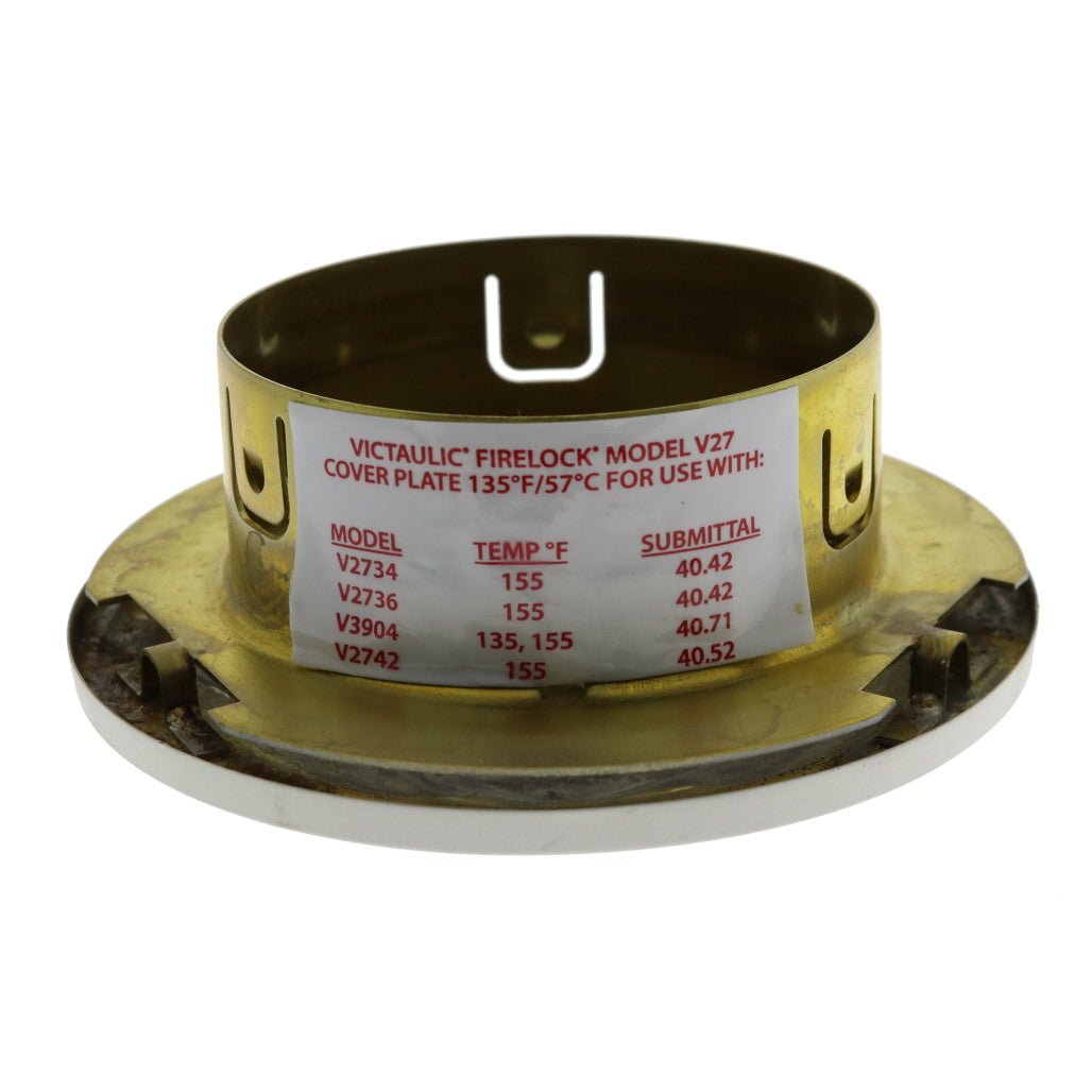Victaulic Model V27 V39 Dome Concealed Fire Sprinkler Cover Plate Escu ...