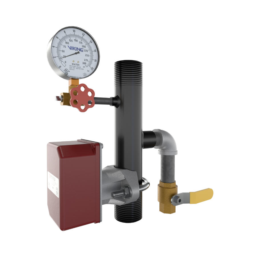 Viking® 14844 EasyPac Residential Riser Assembly With Ball Valve, Thre ...