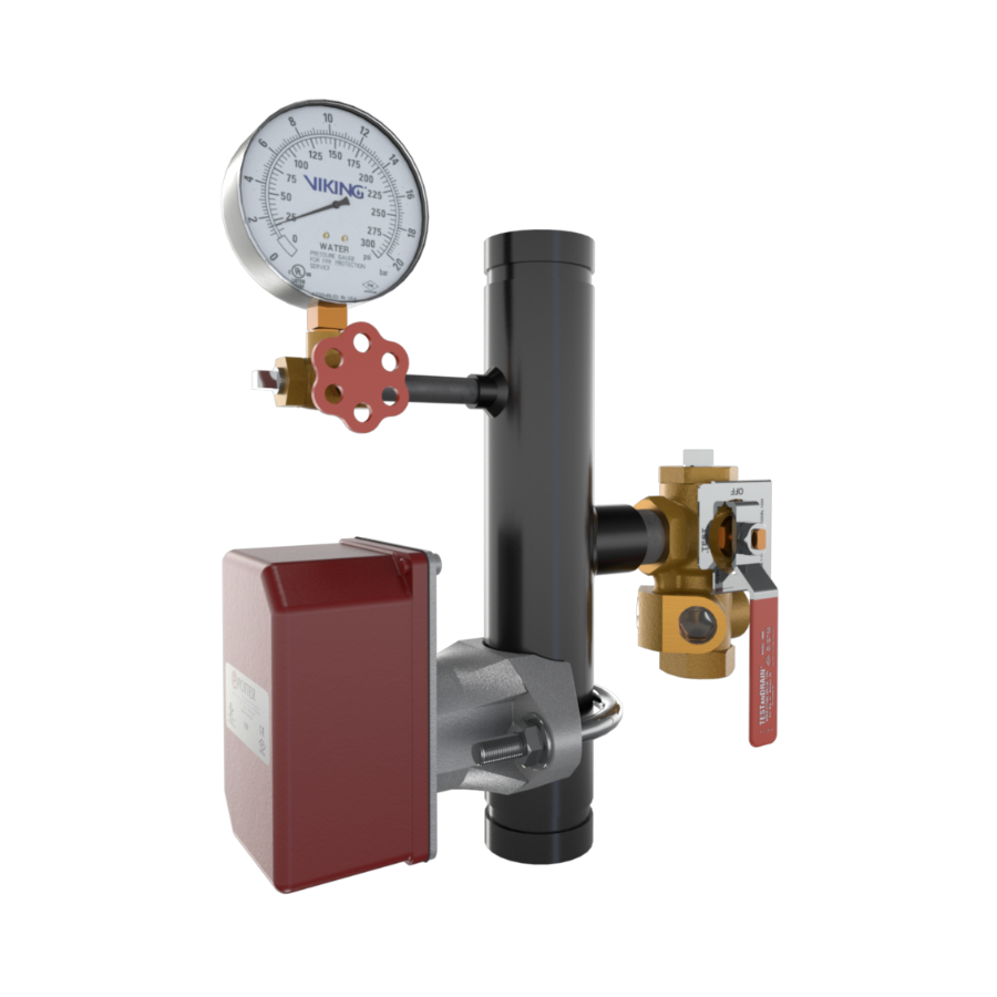 Viking® 14850B EasyPac Commercial Riser Assembly With Test And Drain ...