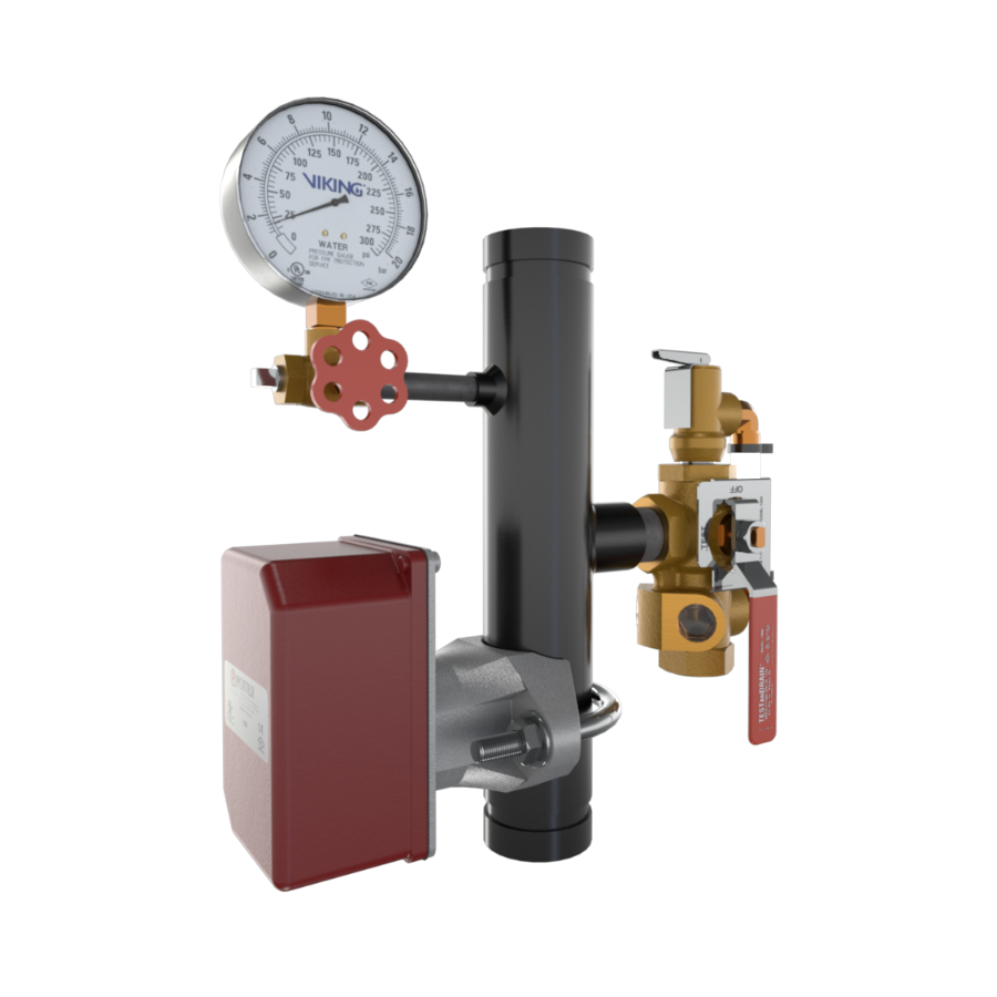 Viking® 14851B175 EasyPac Commercial Riser Assembly With Test And Drai ...