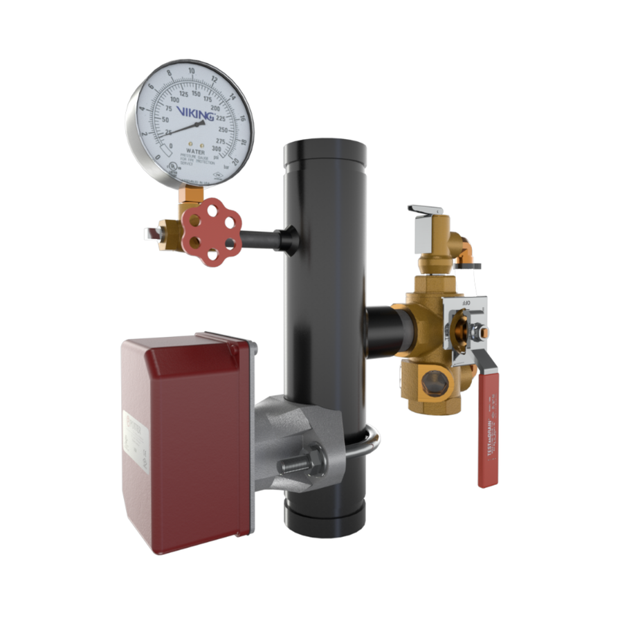 Viking® 14854B175 EasyPac Commercial Riser Assembly With Test And Drai ...