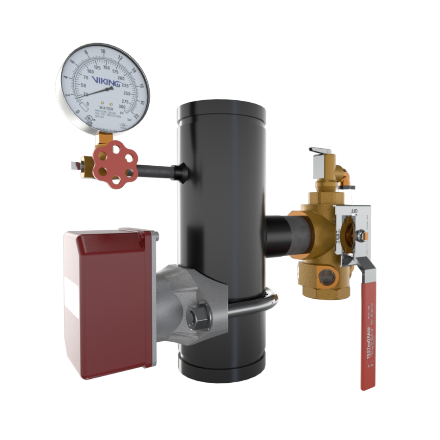 Viking® 14860B175 EasyPac Commercial Riser Assembly With Test And Drai ...