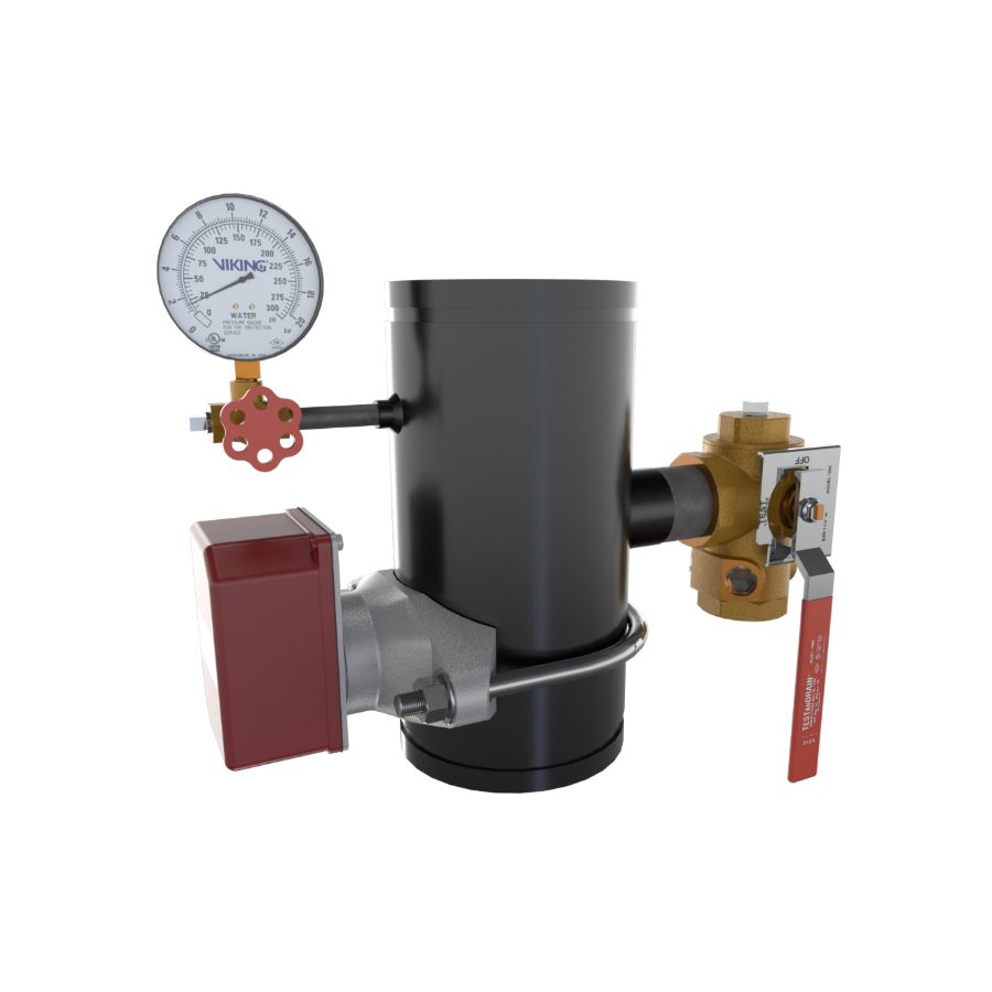 Viking® 14862G EasyPac Commercial Riser Assembly With Test And Drain ...