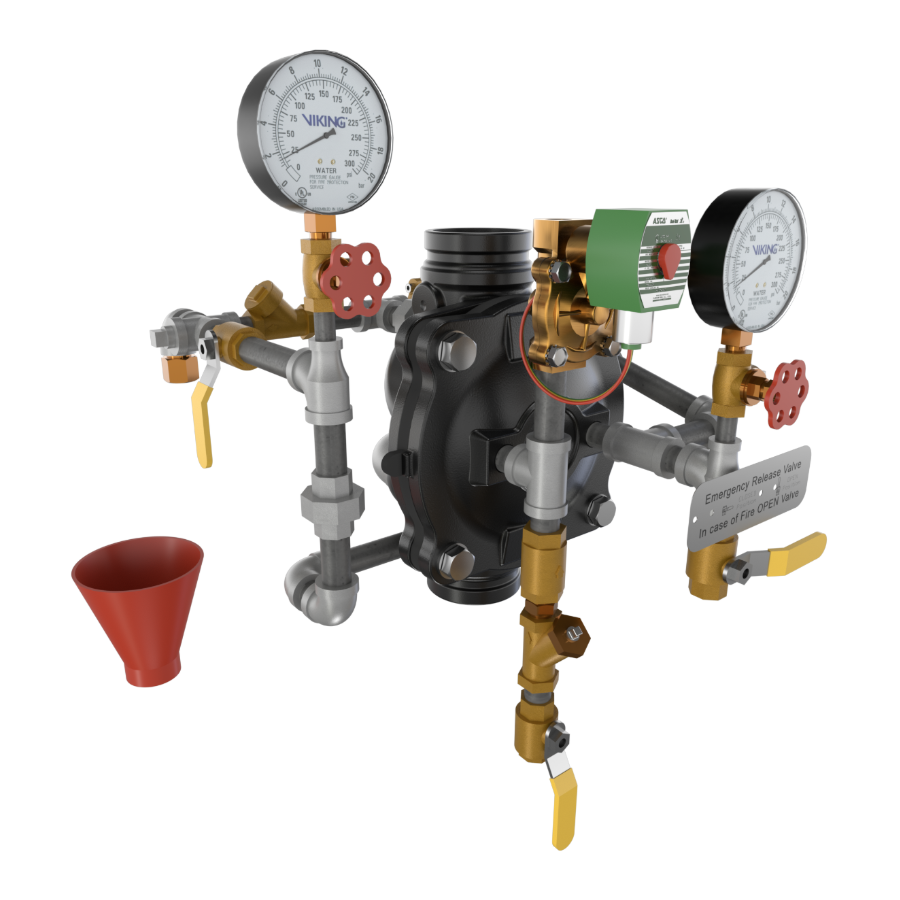 Viking® 23620 Model VXD Deluge System With Electric Release, Galvanize ...