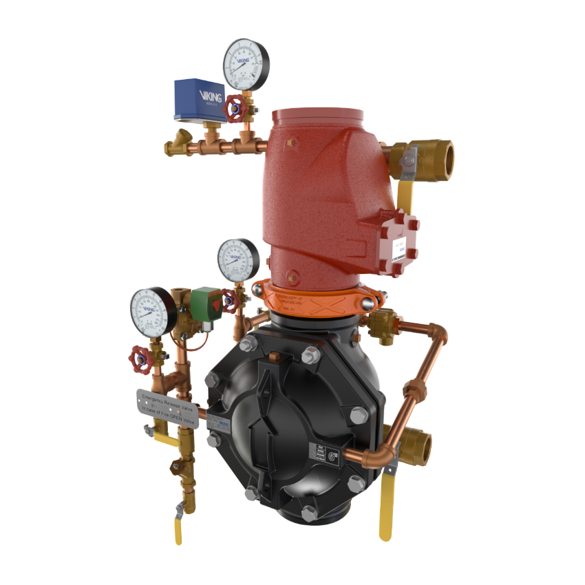 Viking® 27465-2 Model VXD Double Interlock Preaction System with Elect ...