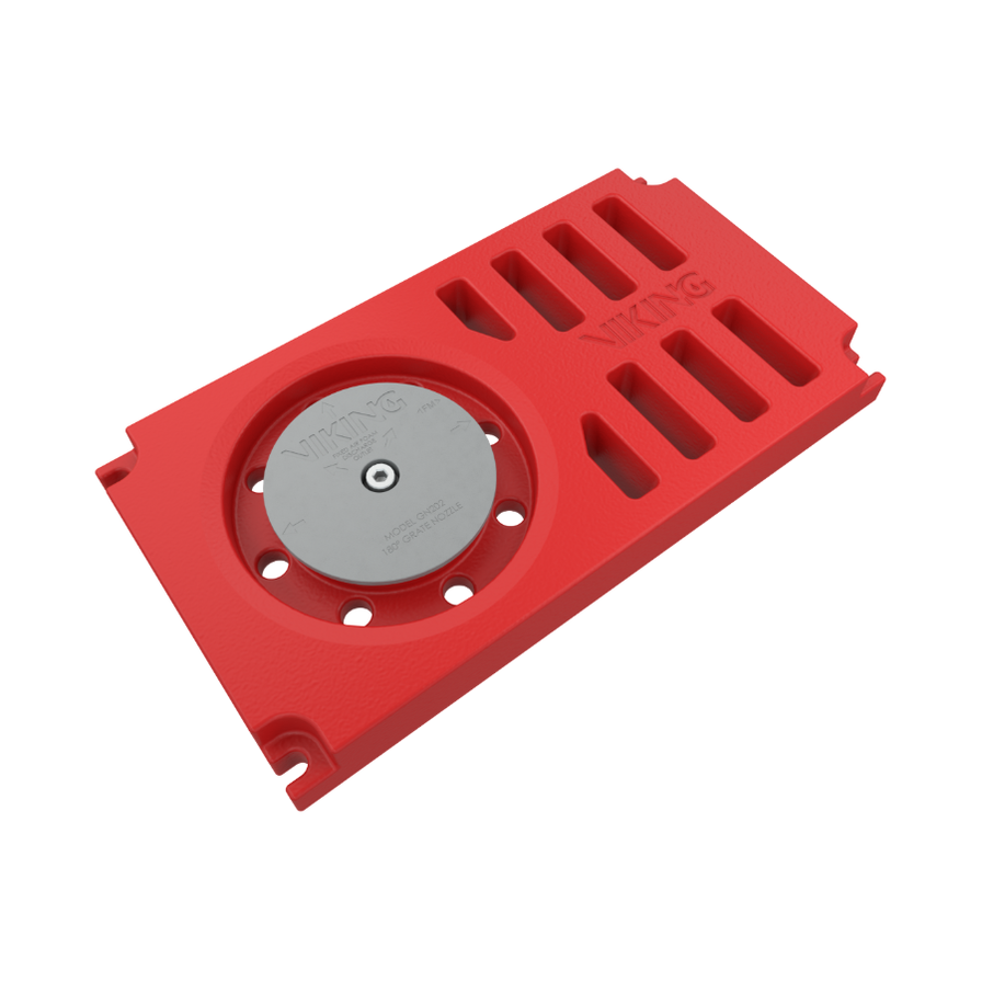 Viking® F24826 Model GN202 Trench Grate Nozzle, 180° Degree Discharge, — WeSupplyIt.com