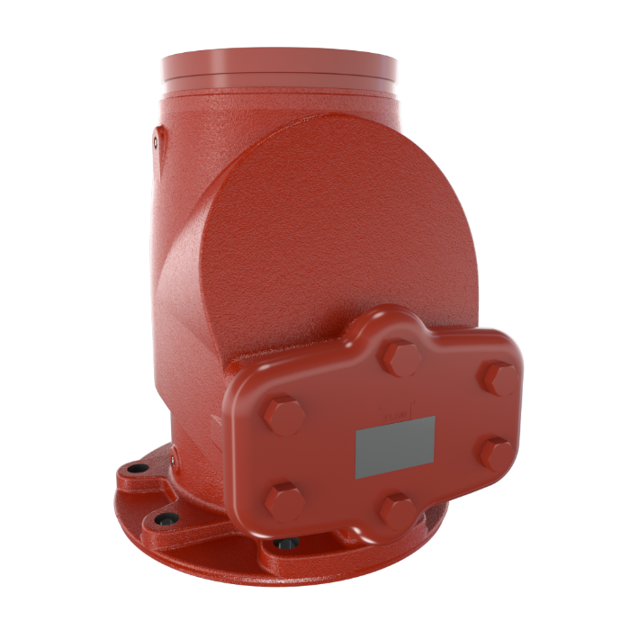 Viking® 08515 Model F-1 Easy Riser Swing Check Valve, Flange x Groove ...