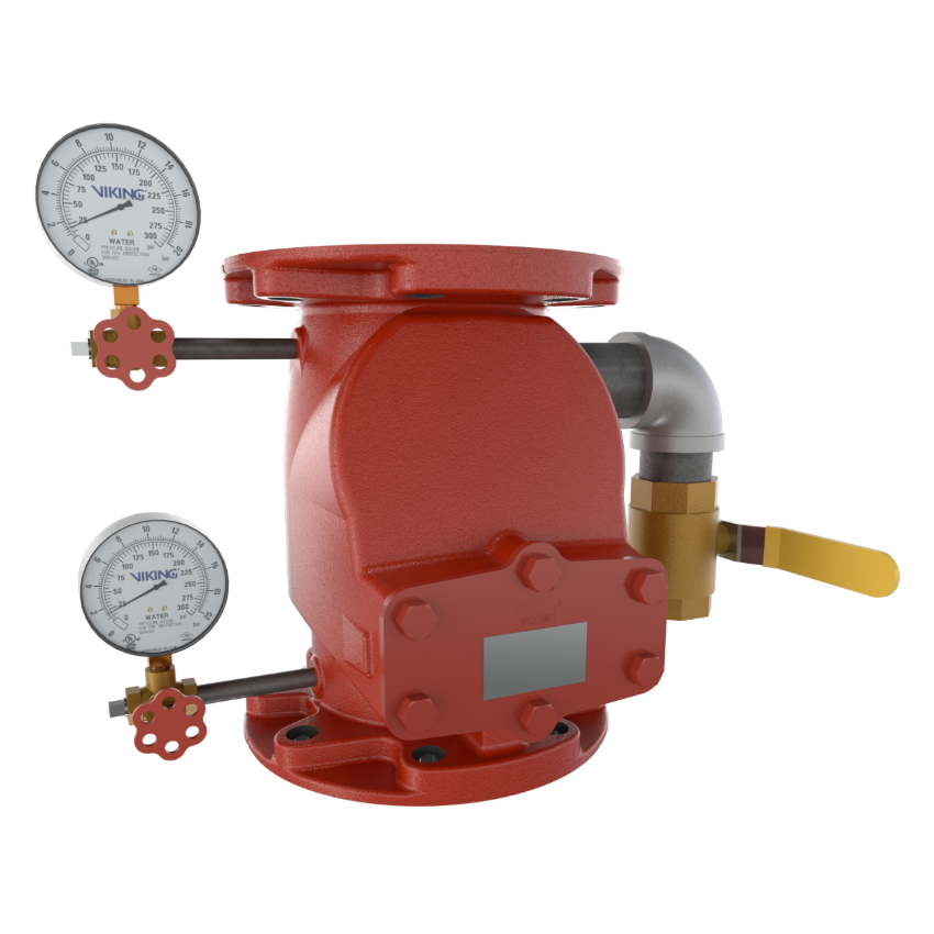 Viking® 08511PT Model F-1 Easy Riser Swing Check Valve, Flange x Flang ...